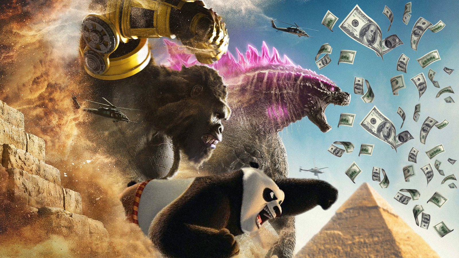 Godzilla X Kong And Kung Fu Panda 4 Just Passed A Major Box Office ...