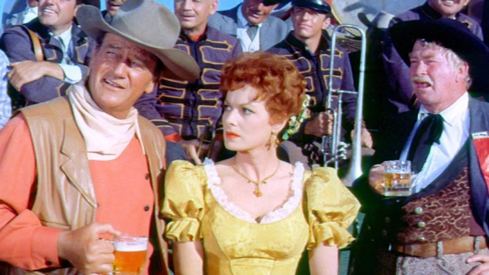 John Wayne Pushed Maureen O'Hara Down That Muddy Hill In McLintock!