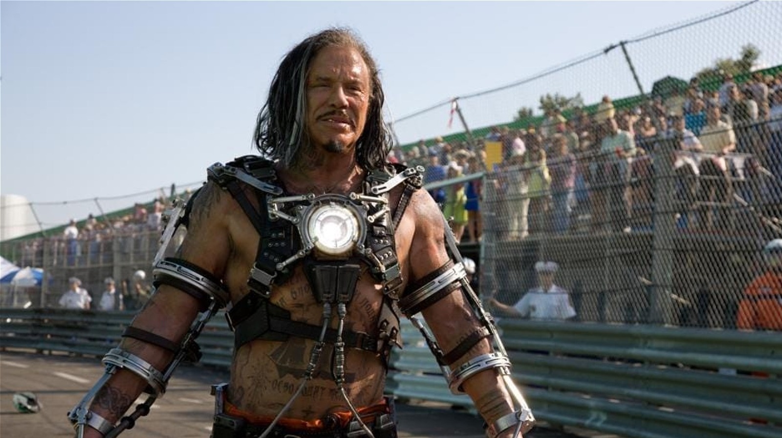 Mickey Rourke Iron Man 2 Tattoos