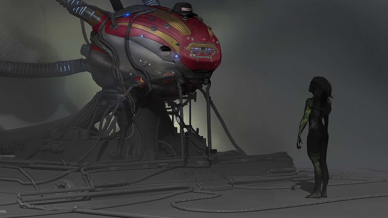 She-Hulk Concept Art Reveals The Alternate Designs For K.E.V.I.N. And ...