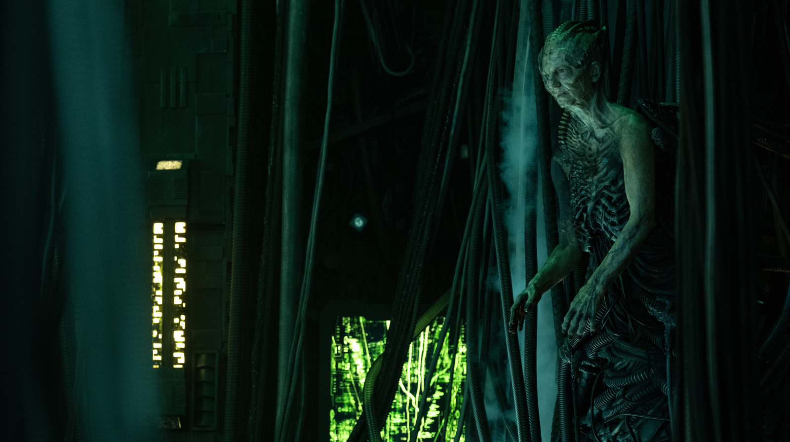 Star Trek: Picard's Jane Edwina Seymour Had To Be Glued Down For Her Borg Queen Scenes