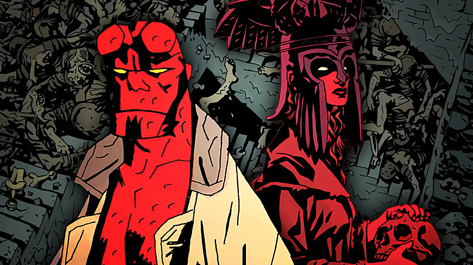 Hellboy Comic Art