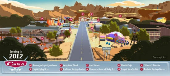Watch A 12-Minute Making Of Video For Disney's 'Cars Land'