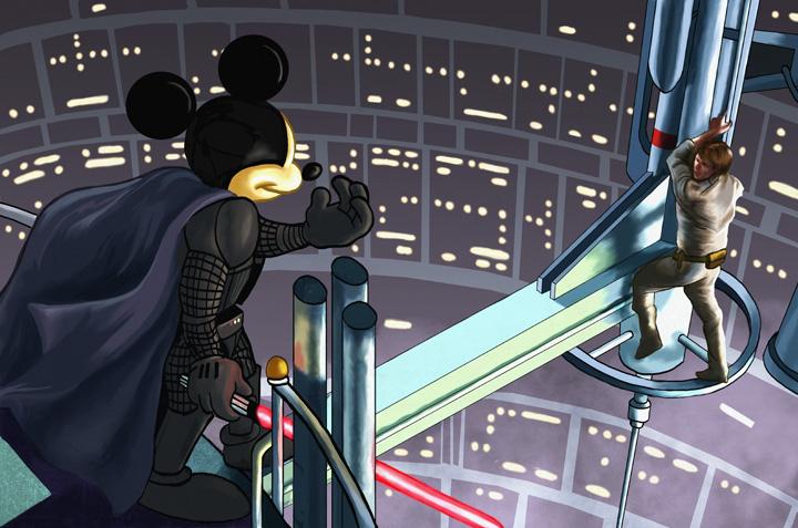 Easter Egg: Mickey Mouse On Cloud City In 'The Empire Strikes Back'