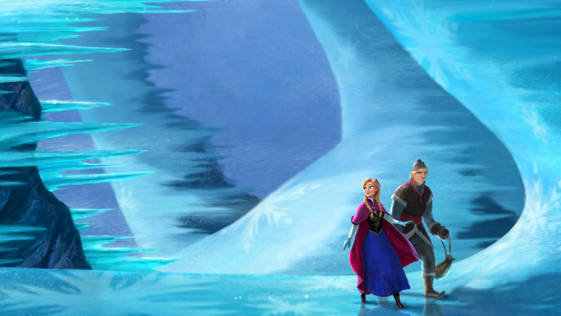 Frozen Concept Art Sets Heroes In An Icy Landscape More Story