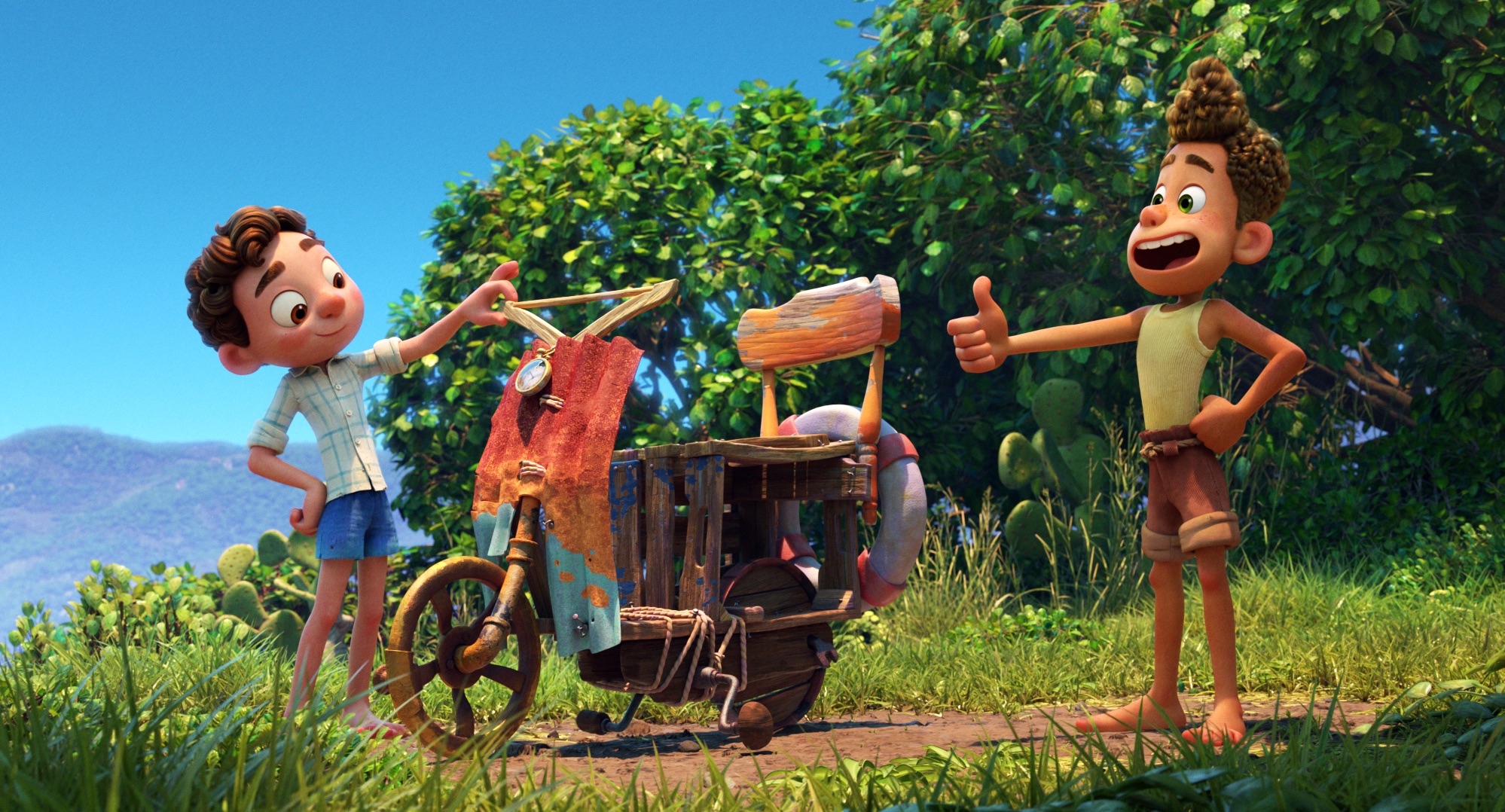 With 'Luca,' Pixar Is Moving Away From Realism And Toward "The Hand Of ...