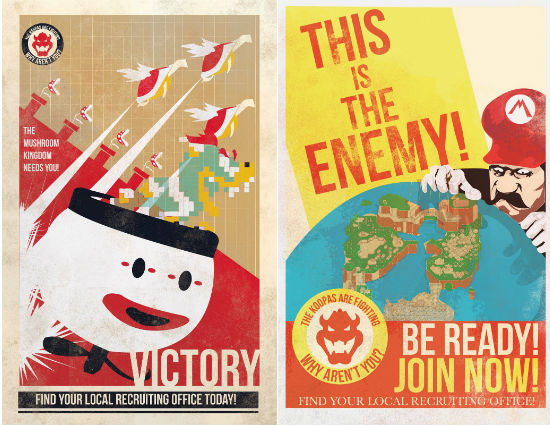 Cool Stuff: Super Mario/They Live Propaganda By Fernando Reza
