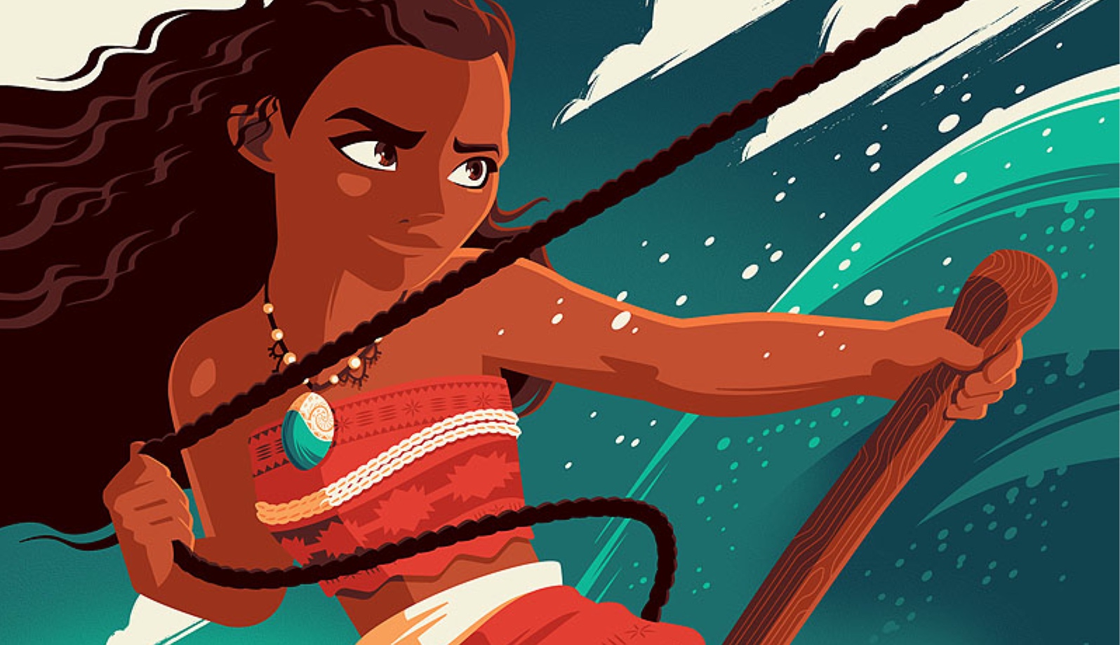Cool Stuff: Stunning New 'Moana' Print By Tom Whalen