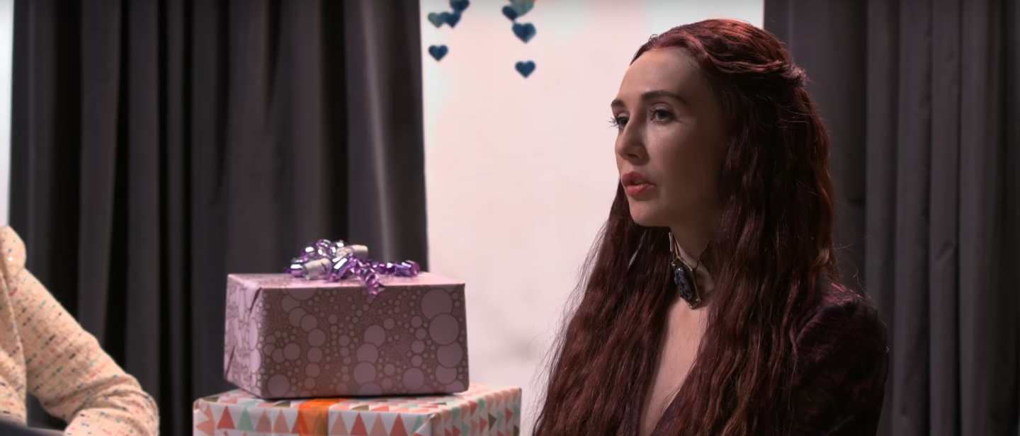LOL: Seth Meyers Brings 'Game Of Thrones' Melisandre To A Baby Shower