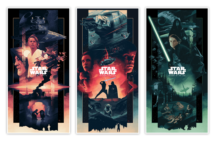 Bottleneck Gallery Debuts New ‘Star Wars’ Original Trilogy Art From ...