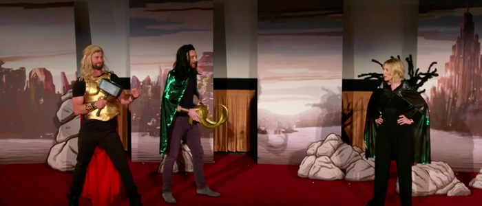 'Thor: Ragnarok 4D': Watch The Cast Act Out The Movie Live