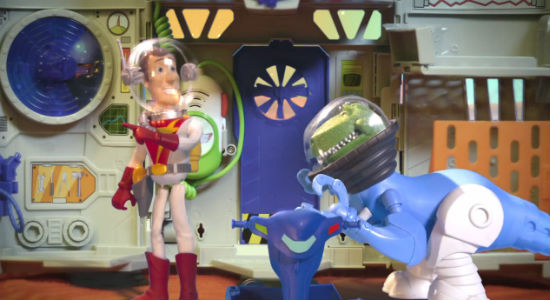VOTD: Stop Motion 'Toy Story' Space Adventure