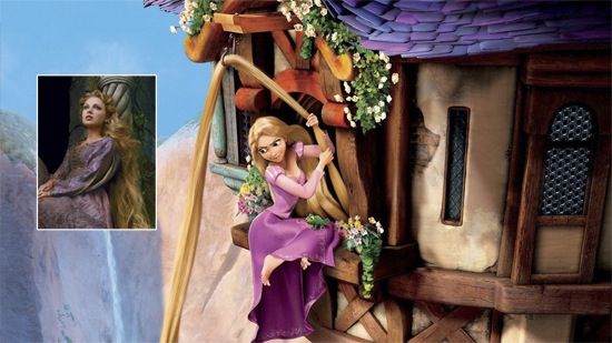 First Look: Taylor Swift As Rapunzel In A Live Action 'Tangled'