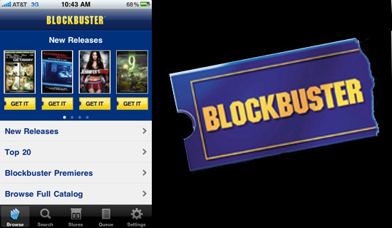 Blockbuster Releases Official iPhone App