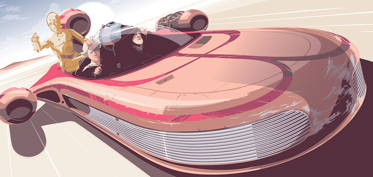 Cool Stuff: Craig Drake's Latest Art Show Honors 'Star Wars', 'Lost In ...