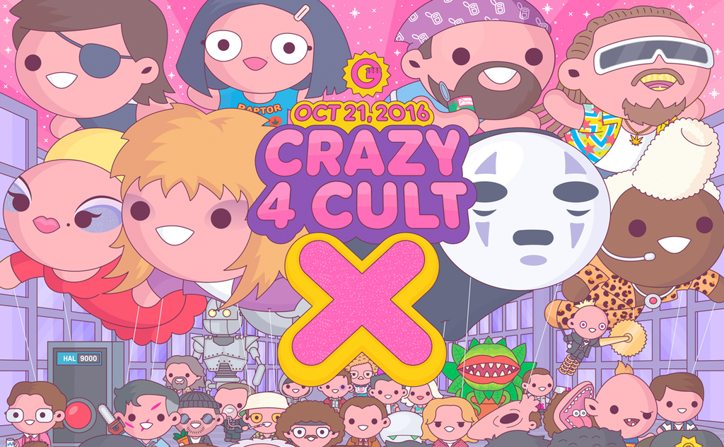 'Crazy 4 Cult X' Artwork Includes Iron Giant, Beetlejuice, Ferris ...