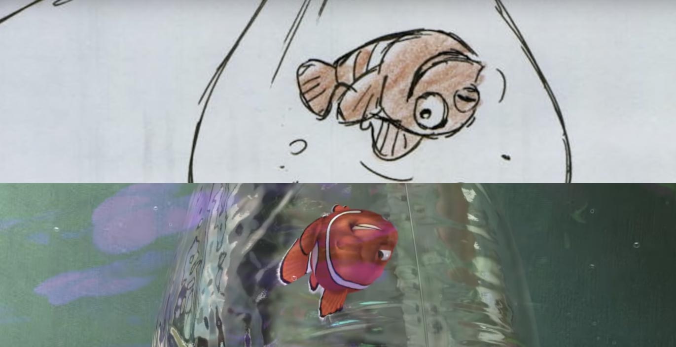 The Morning Watch: 'Finding Nemo' Storyboard Comparison, Tom Whalen ...