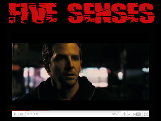 Bradley Cooper Movies Recut As Trailer For 'Five Senses'