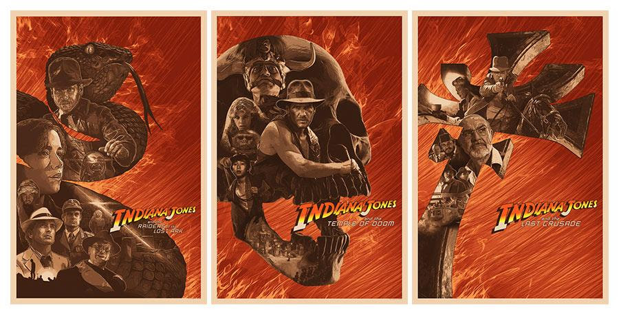 'Indiana Jones' Trilogy Prints From Devin Schoeffler And 'Wonder Woman ...