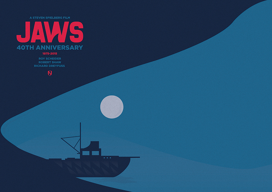 Check Out Poster Posse's Artwork Tribute For The 40th Anniversary Of 'Jaws'