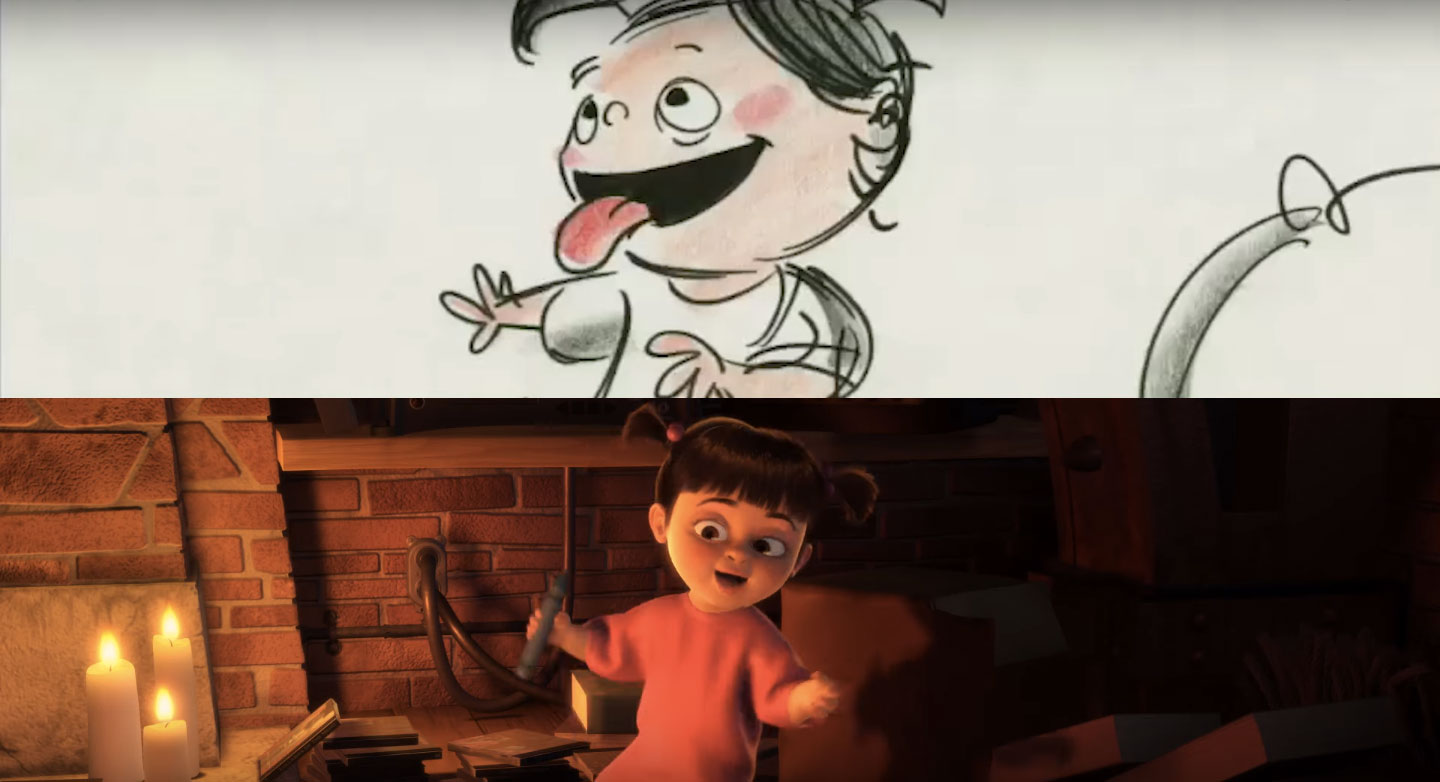 The Morning Watch: 'Monsters Inc.' Storyboard Comparison, 'Once Upon A ...