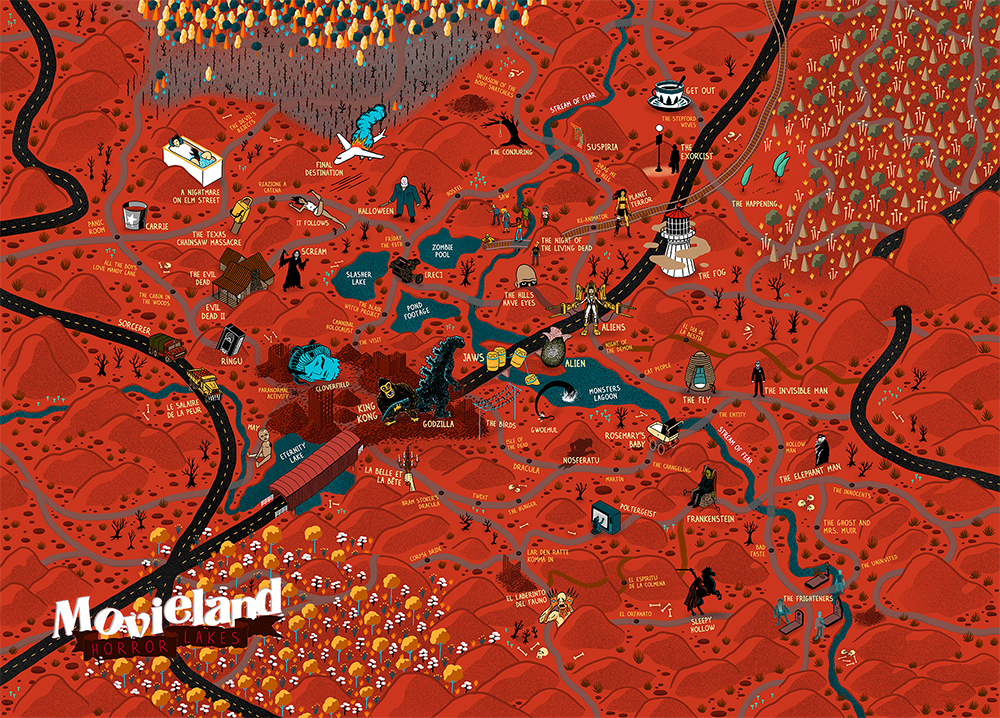 Cool Stuff: The Maps Of Movieland Deliver Wonderful Cinematic Topography