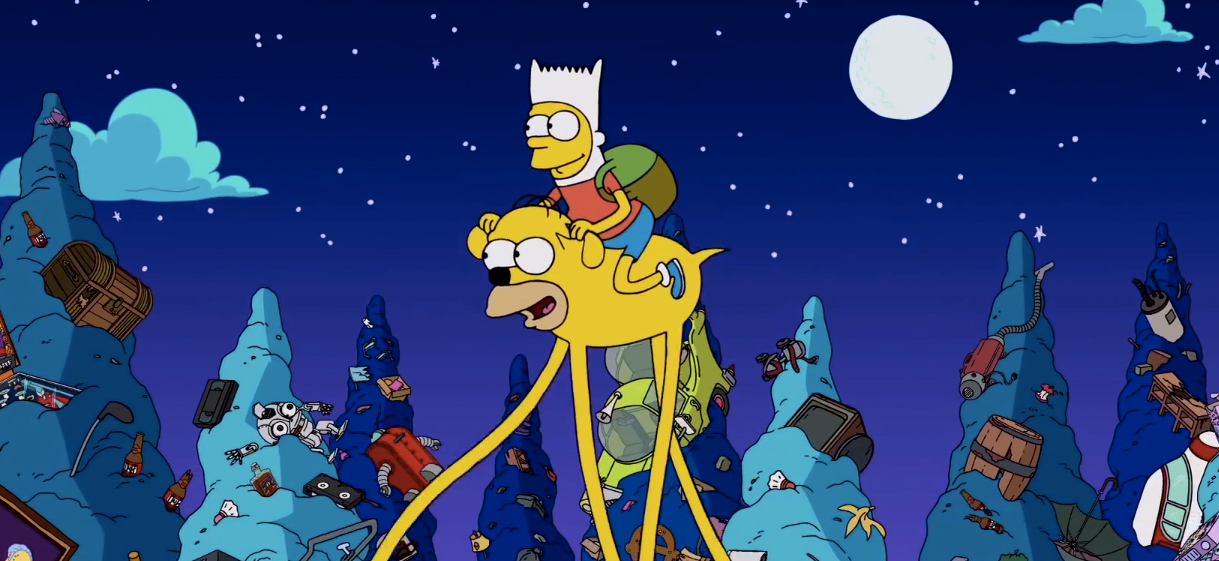 It's 'Adventure Time' In 'The Simpsons' Season 28 Premiere Couch Gag