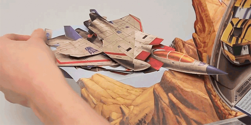 Cool Stuff: New 'Transformers' Pop-Up Book Has Paper Vehicles That ...